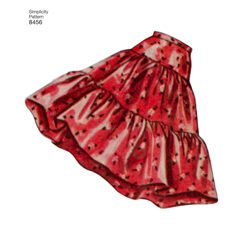 7013 Simplicity Schnittmuster Retro Unterkleid und Rock ...