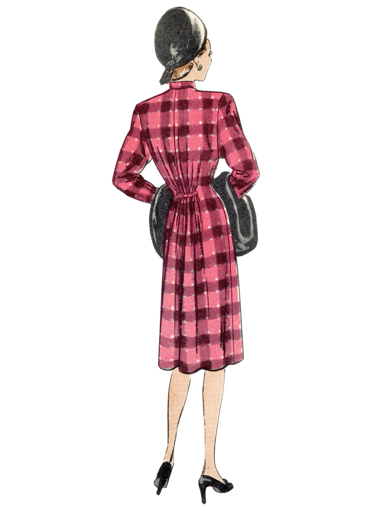 Vogue Schnittmuster Vintage Mantel 40er Jahre 1903 - Maschinensticken ...